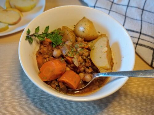 Slow Cooker Vegan Cholent - Melissatraub.com
